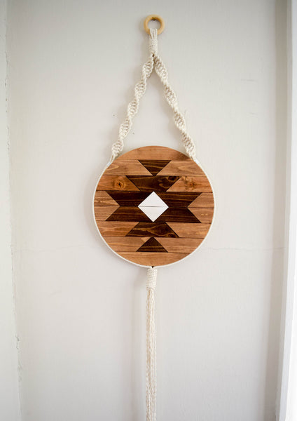 Carme - Round Macrame Wood Wall Art Hanging – Roaming Roots